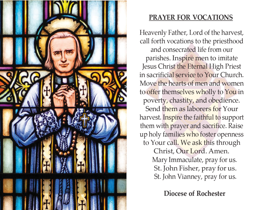 Prayer Card – DOR Vocations